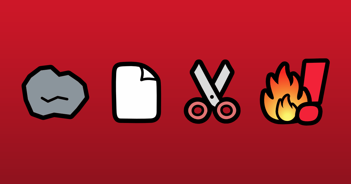 Rock, Paper, Scissors, Fire — Fred & Fun